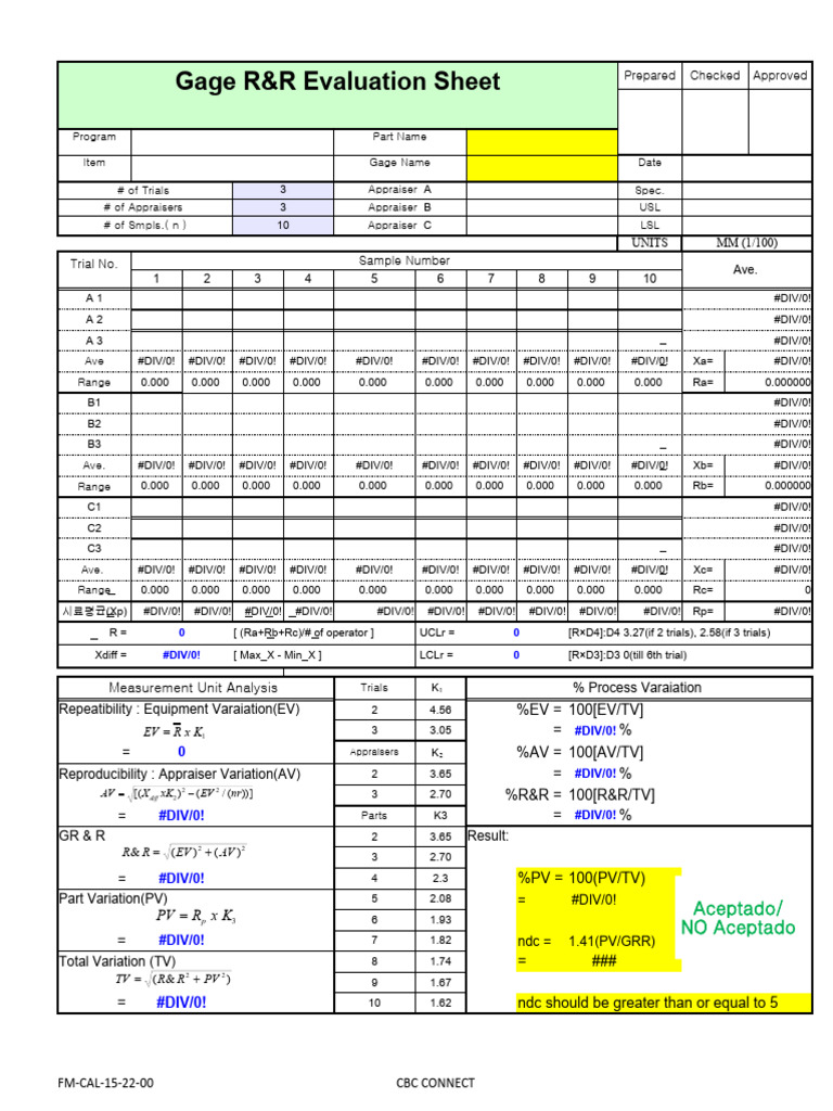 FM Cal 015-22-00 Formato RR | PDF