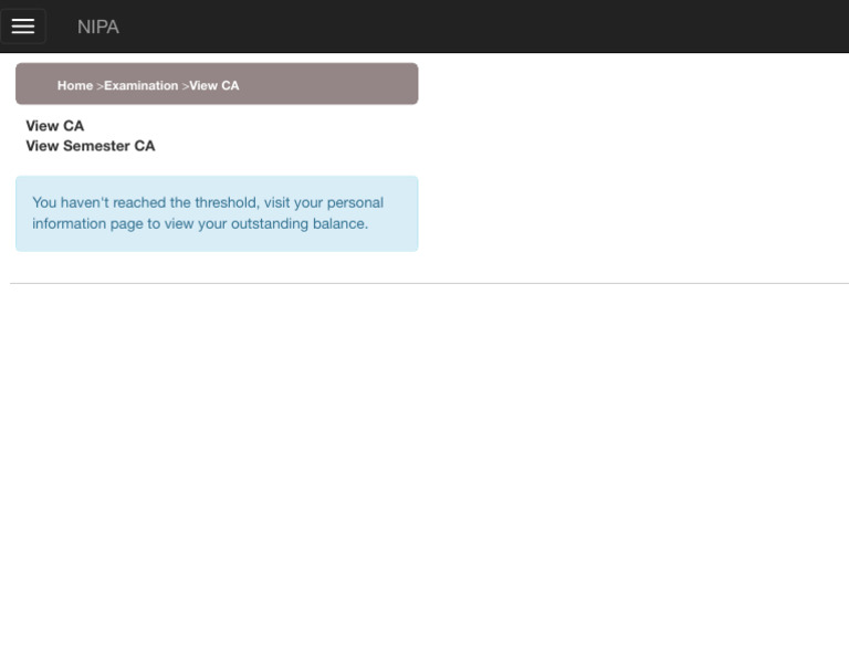 NIPA Information System | PDF