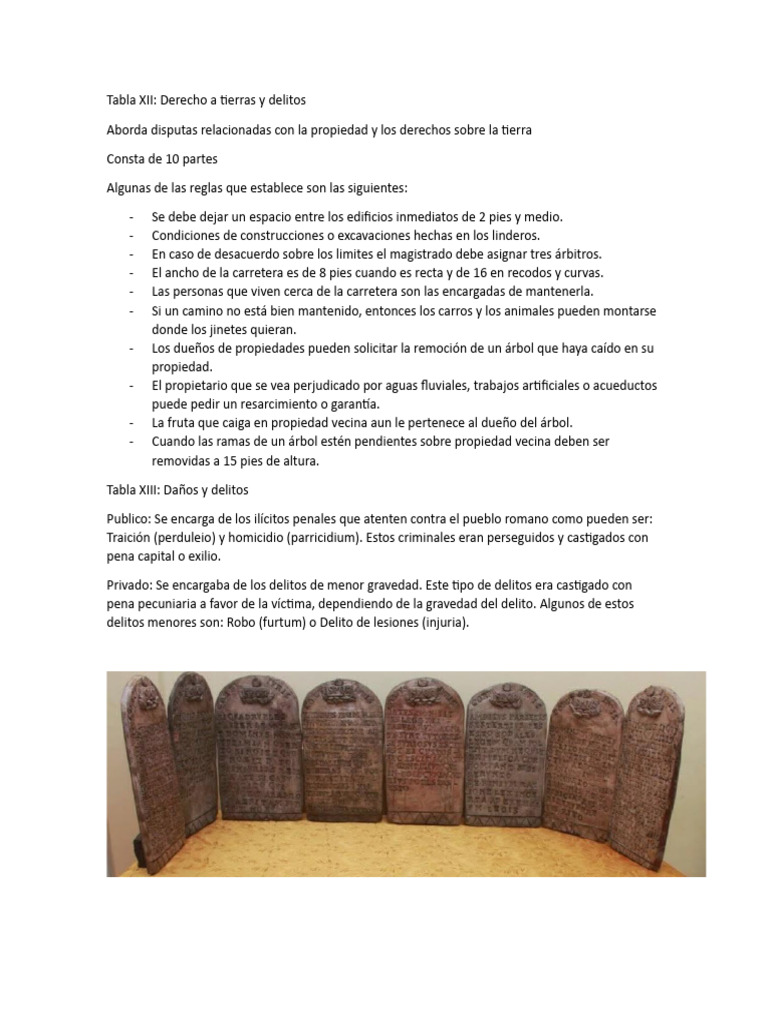 La ley de las doce tablas | PDF