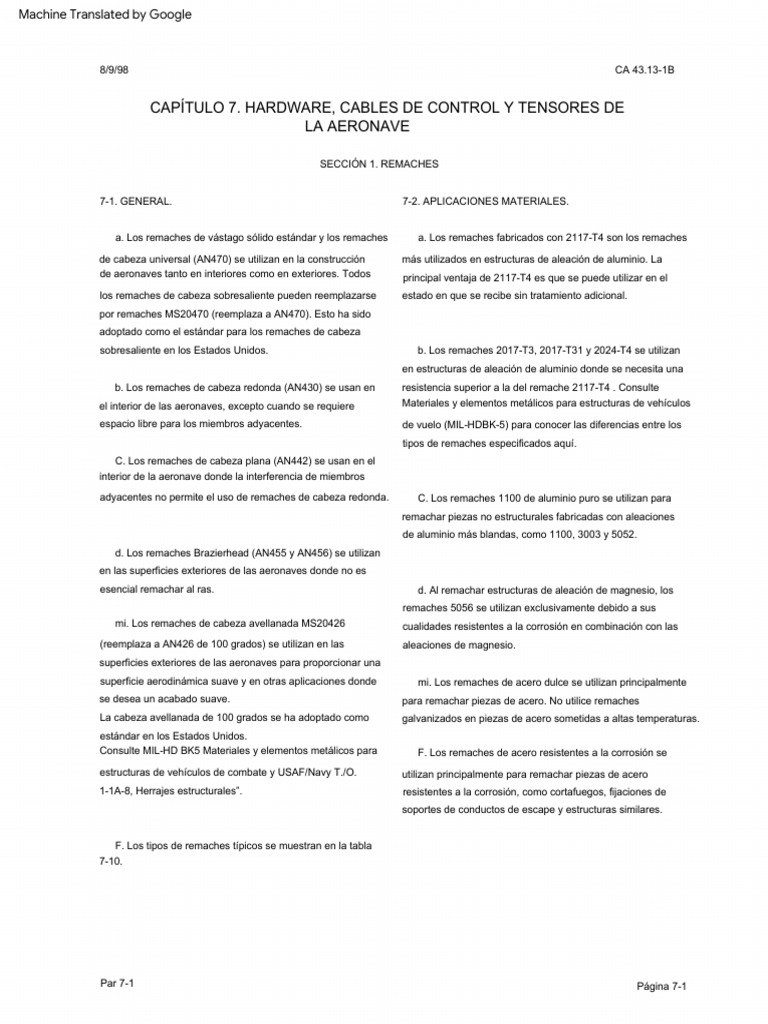 Chapter 07 | PDF | Tornillo | Remache