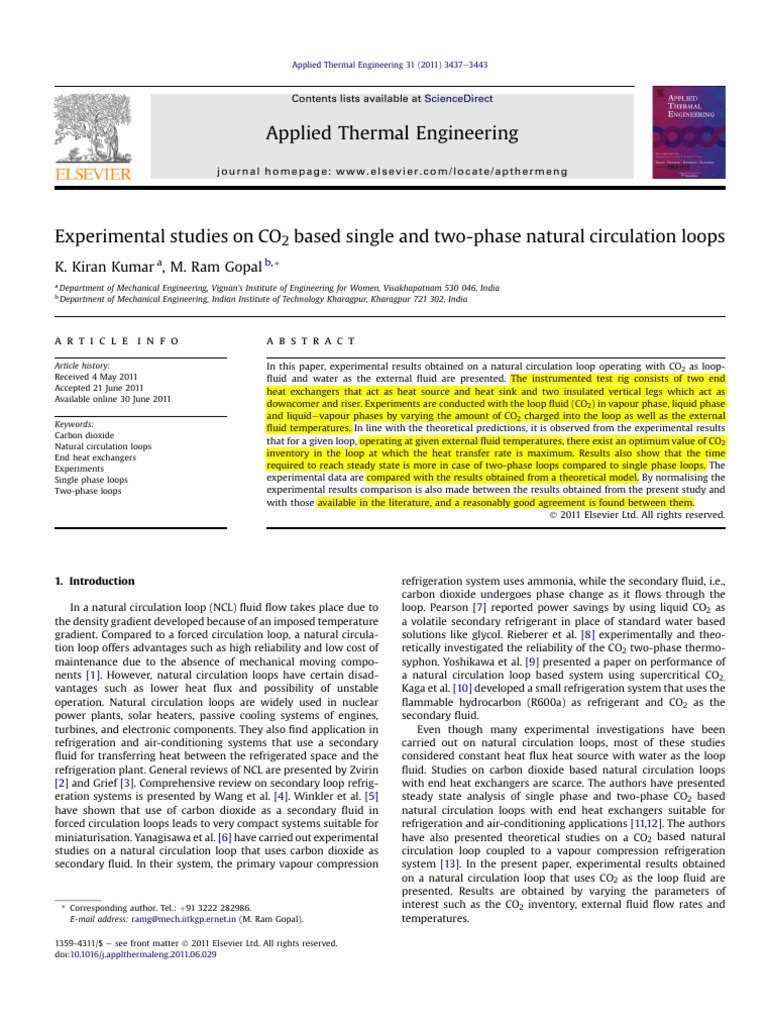 4) Experimental Studies On CO2 Based Single and Two-Phase Natural ...