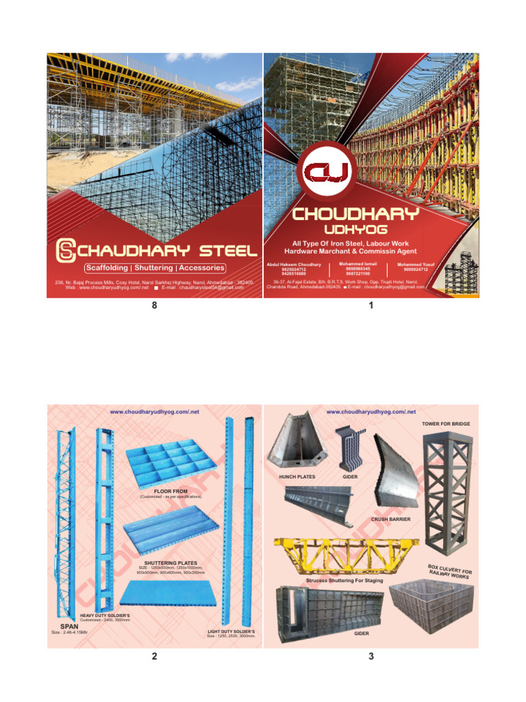 Chaudhary Broucher Final | PDF | Equipment