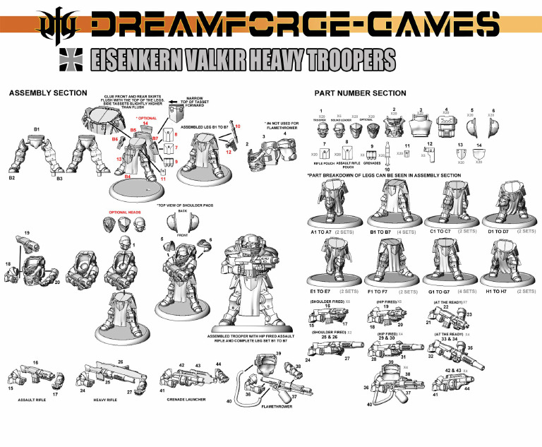 Valkir Heavy Trooper Instructions | PDF