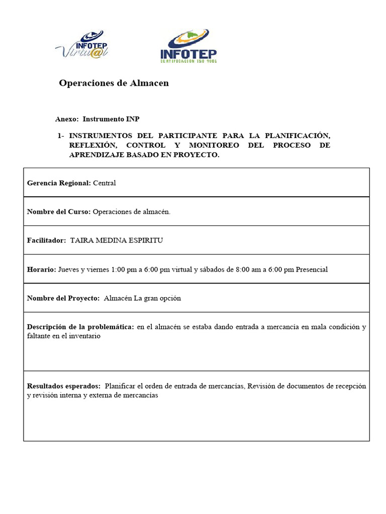 Actividad 1 Modulo 3 INP-2 Sandra | PDF