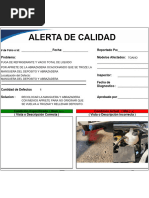 Alerta de Calidad | PDF
