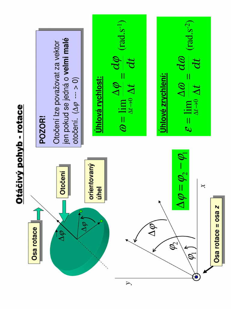 Otáčivý Pohyb Rotace | PDF