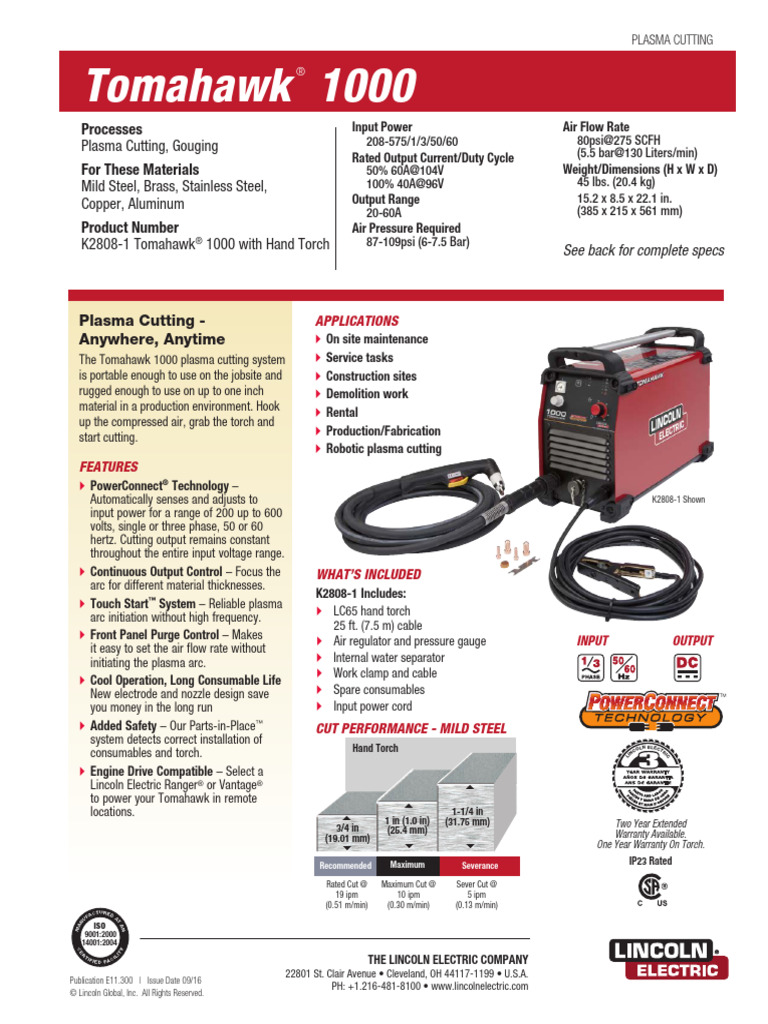 Tomahawk 1000 | PDF | Implied Warranty | Industrial Processes