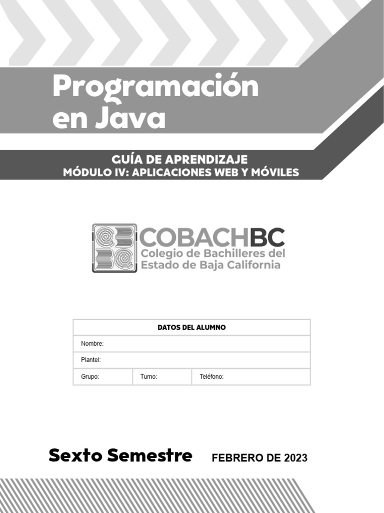 Programación en Java - Módulo Iv - 2023-1 | PDF | Red mundial | Internet y web