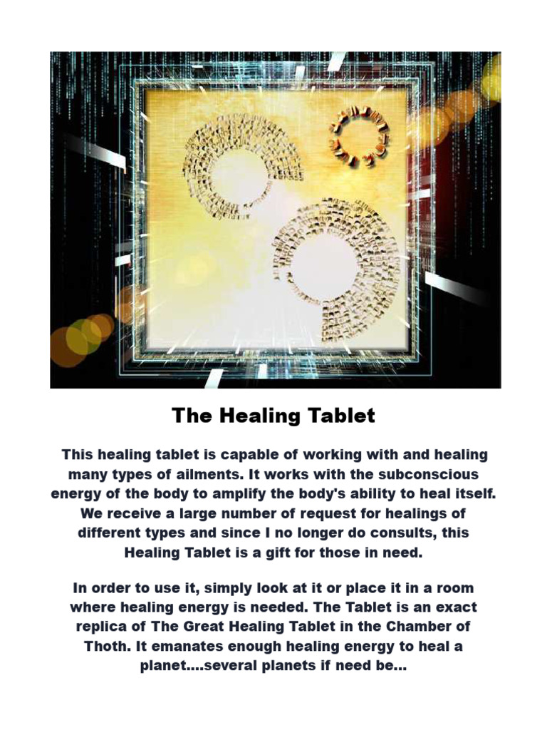 Healing Tablet Tybro | PDF