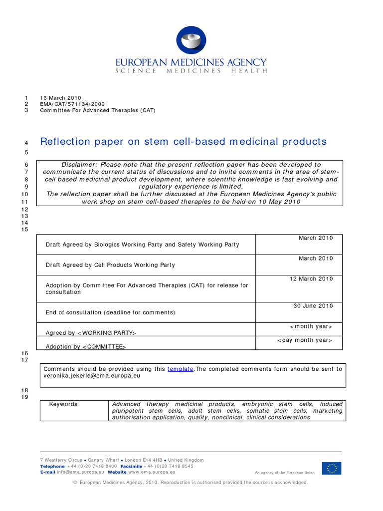 Definicion Stem Cell | PDF | Stem Cell | Cell Potency