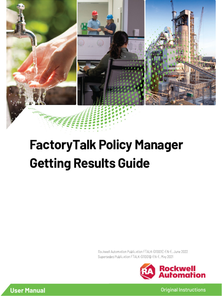 FactoryTalk Policy Manager Guide | PDF | Transport Layer Security | Login