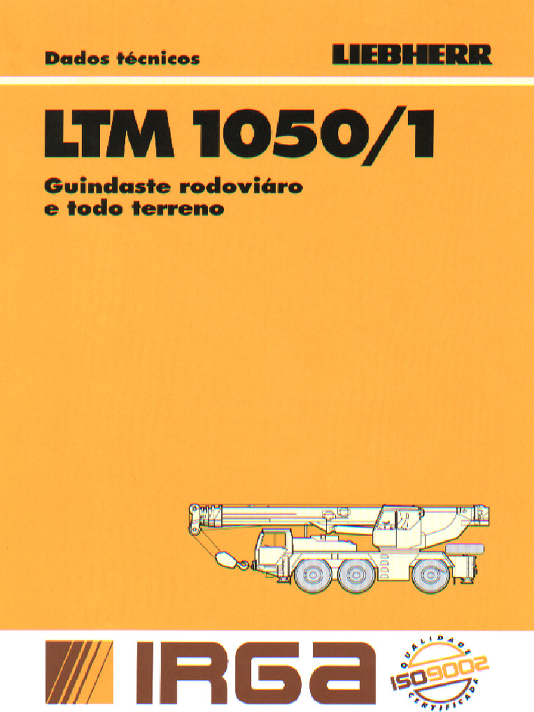Liebherr 50t - LTM 1050-1 | PDF