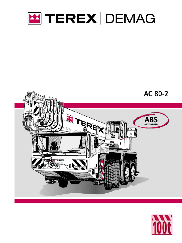 Ac80-2 Us | PDF | Brake | Crane (Machine)