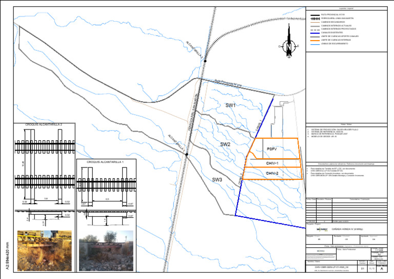 ANX - 04 - Delimititacion Cuencas y Alcantarillas Relevadas | PDF | Geodesia | Geofísica