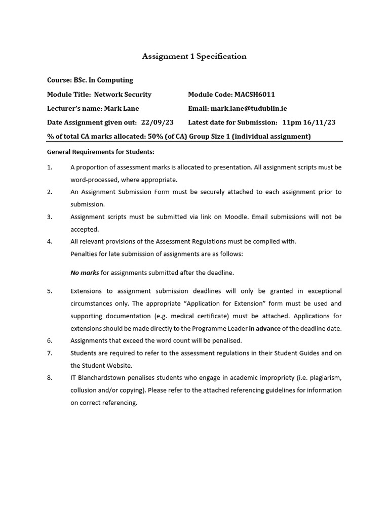 Assignment 1 - MHN September 2023 | Download Free PDF | Plagiarism | Computing