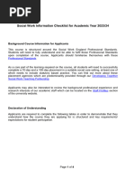 Unisa Social Work Assessment Info | PDF
