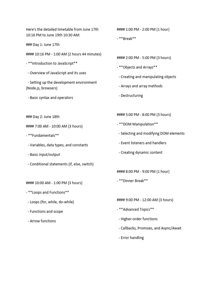javascript timetable | Download Free PDF | Java Script | Scope ... javascript timetable | Download Free PDF | Java Script | Scope ...