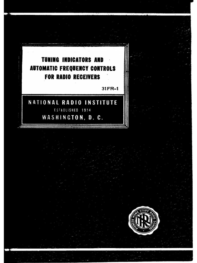 NRI Radio Course 31 - Tuning Indicators and Automatic Frequency ...
