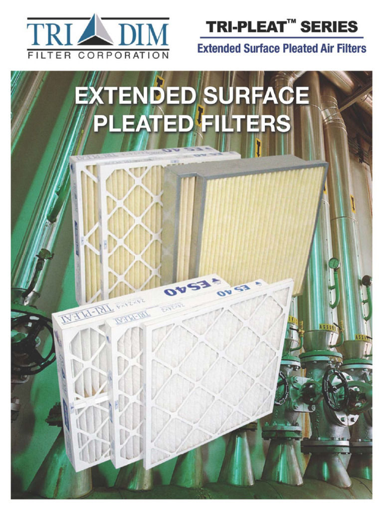 900-1 Tri-Pleat TRIDIM-MERV 7 | PDF
