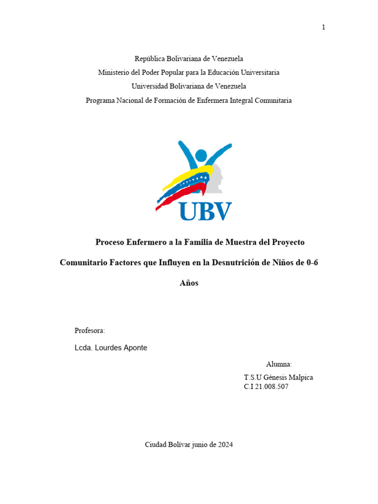 VALORACION DE LA FAMILIA PROYECTo | PDF | Residuos | Amamantamiento