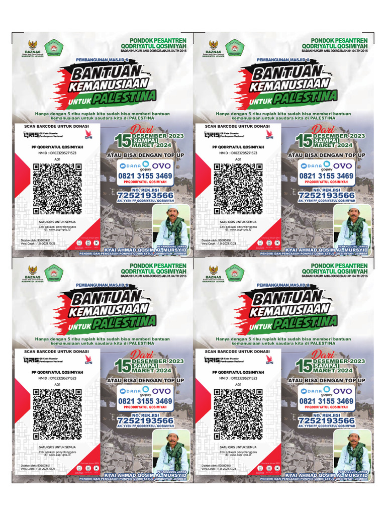 Stiker BONTAQ Kemanusiaan QRIS | PDF