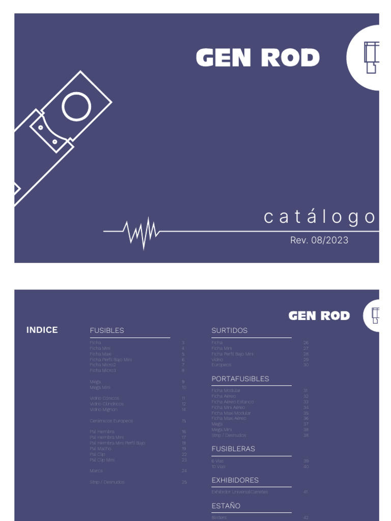 Fusibles Gen Rod | PDF | Color | Azul