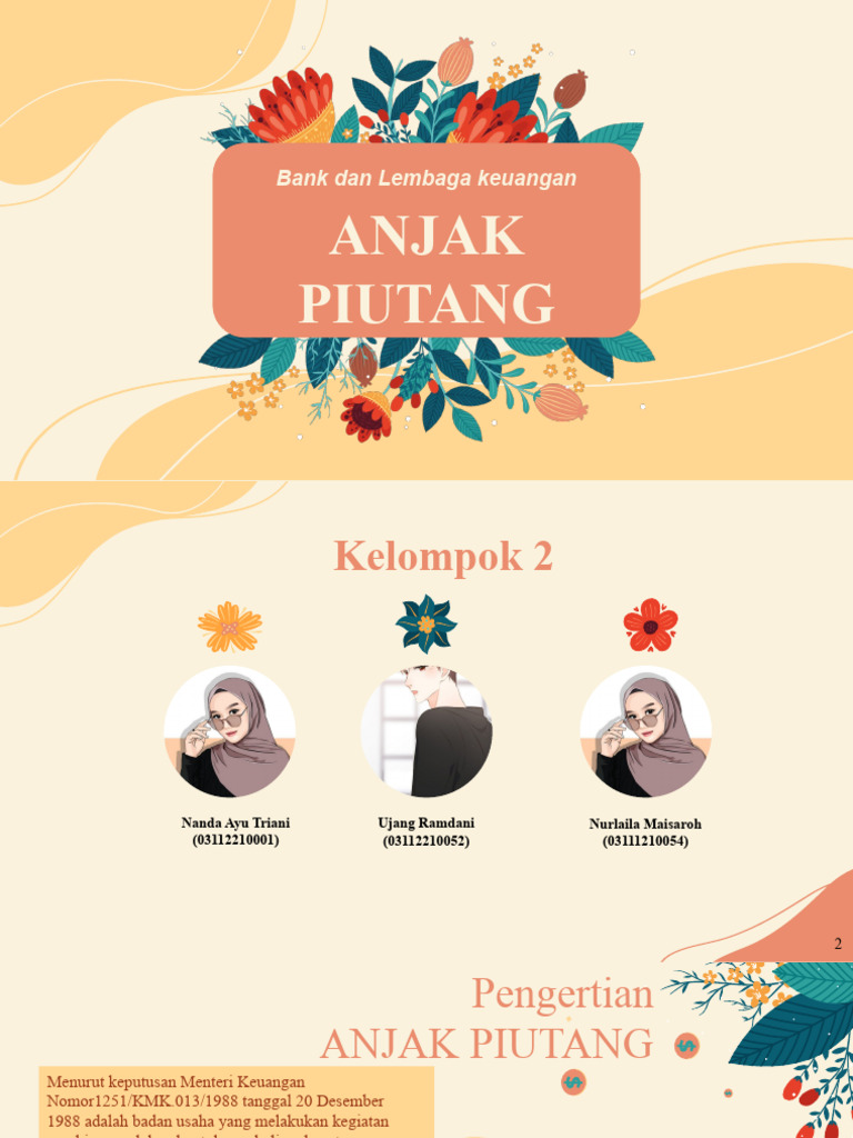 2 - Anjak Piutang - Kel2 - Akb | PDF