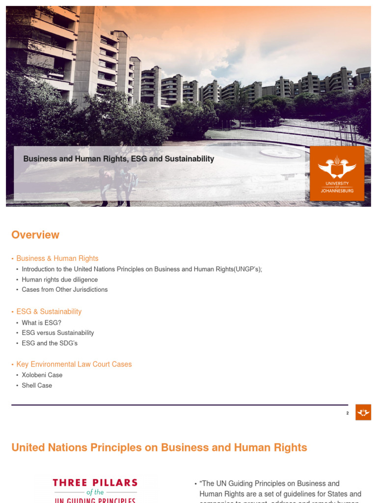 Business, Human Rights, and ESG Insights | PDF | Sustainability | Human ...