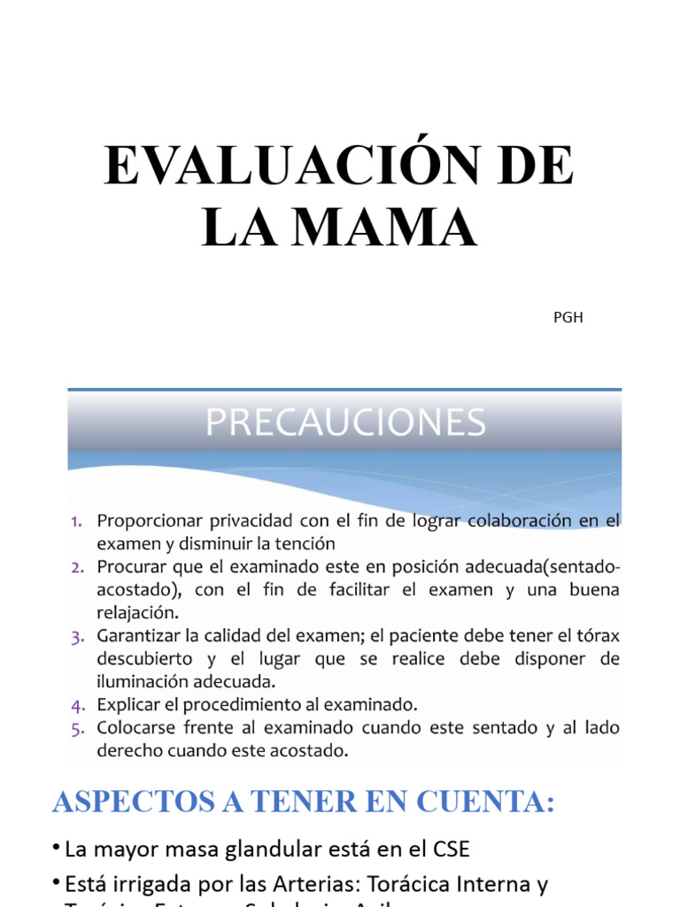 Evaluación y Autoexamen de Mama | PDF | Pecho | Biopsia