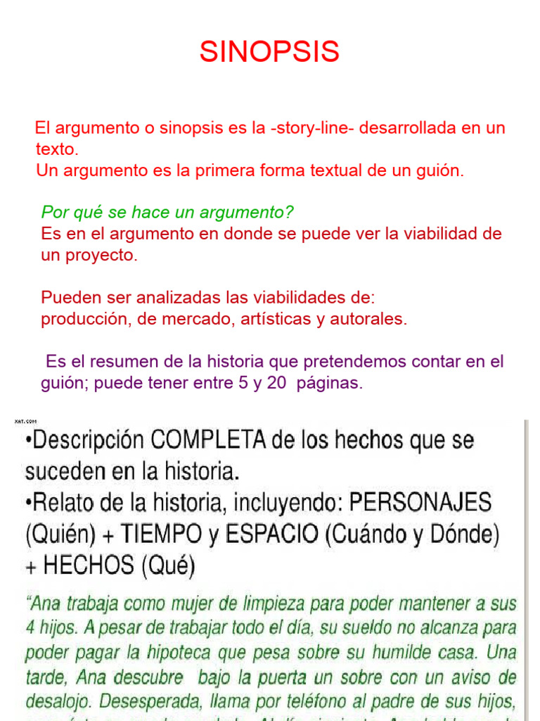 Sinopsis - Power Point | PDF