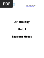 AP Biology Comprehensive Cheat Sheet | PDF | Cellular Respiration | P Value