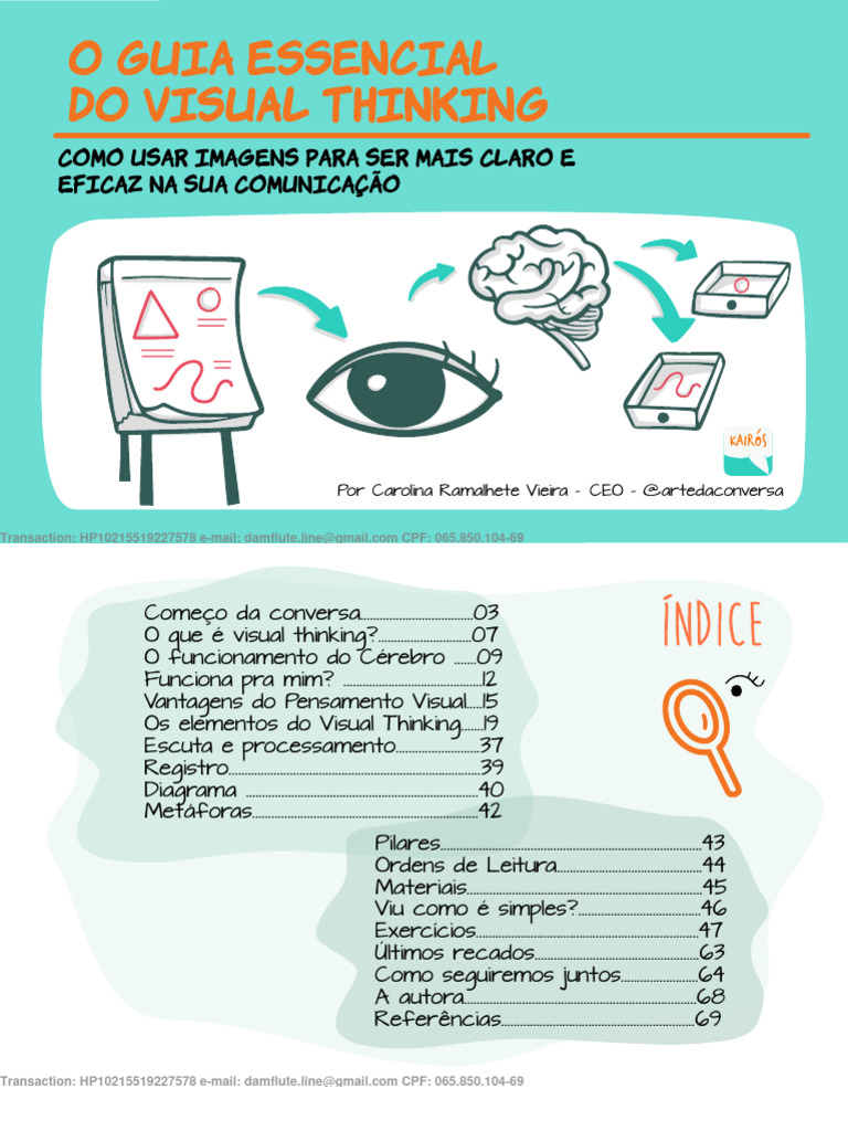 Guia Essencial Visual Thinking 2a Edicao | PDF | Pensamento | Cérebro