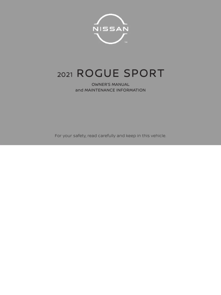 Nissan Rogue 2021 Manualnull