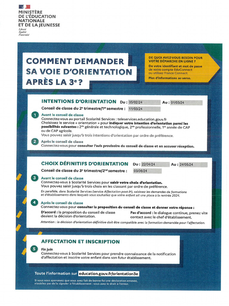 Calendrier Orientation | PDF