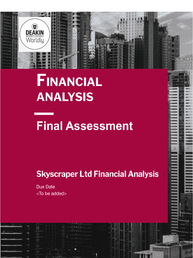 Skyscraper Ltd Financial Analysis Report | PDF | Bankruptcy | Strategic Planning