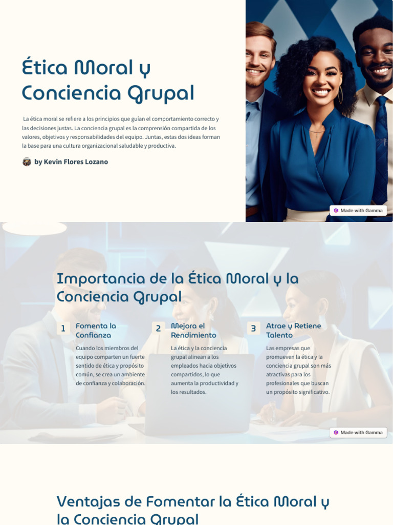 Ética y Conciencia Grupal en Empresas | PDF | Moralidad | Cultura ...