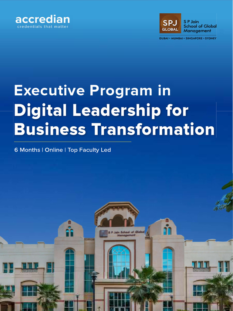 SPJAIN DLBT Brochure v2 | PDF | Agile Software Development | Analytics