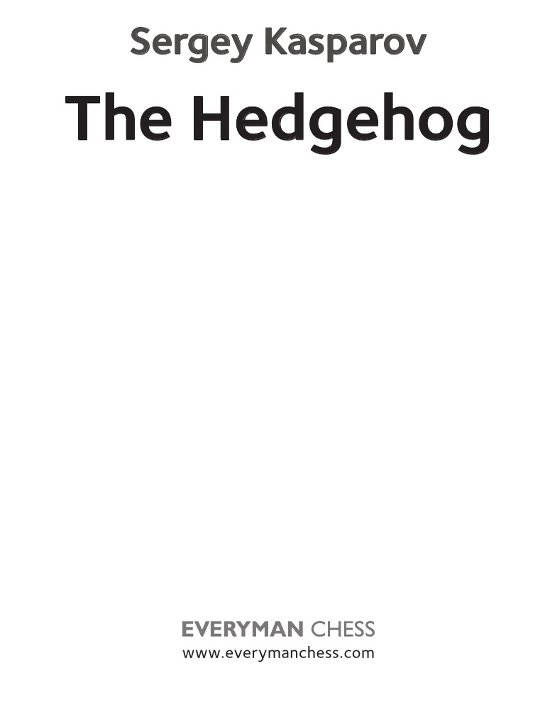 Hedgehog Structure Estructura Erizo Pdf Traditional Games