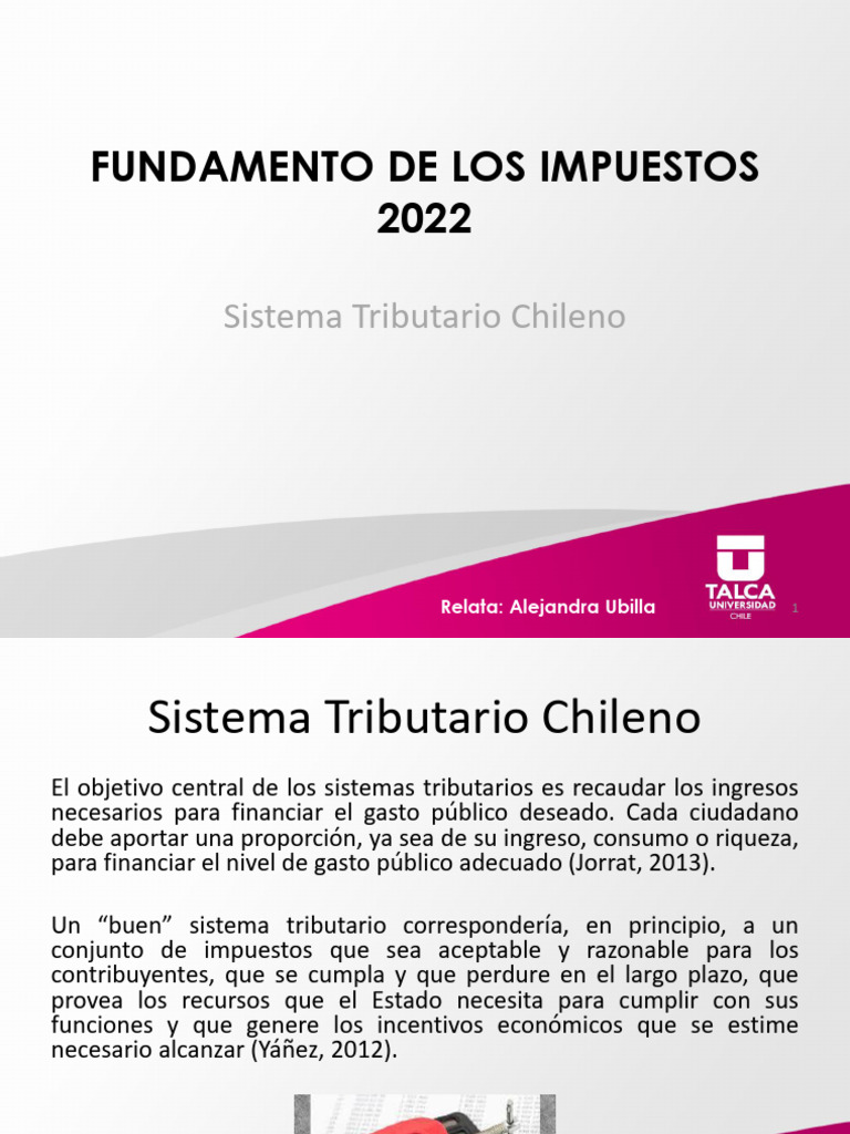 Presentación 2022 Fundamento de los Impuesto Parte II | Descargar gratis PDF | Impuestos ...
