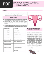 Valores de β-hCG en el Embarazo | PDF | Gonadotropina coriónica humana | El embarazo
