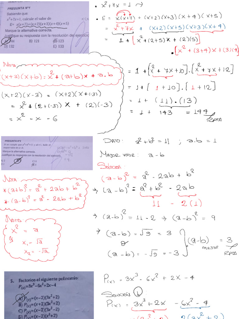 Clase 1 - Solucionario | PDF