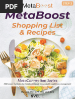 Metaboost Shopping List Recipes | PDF | Chocolate | Desserts