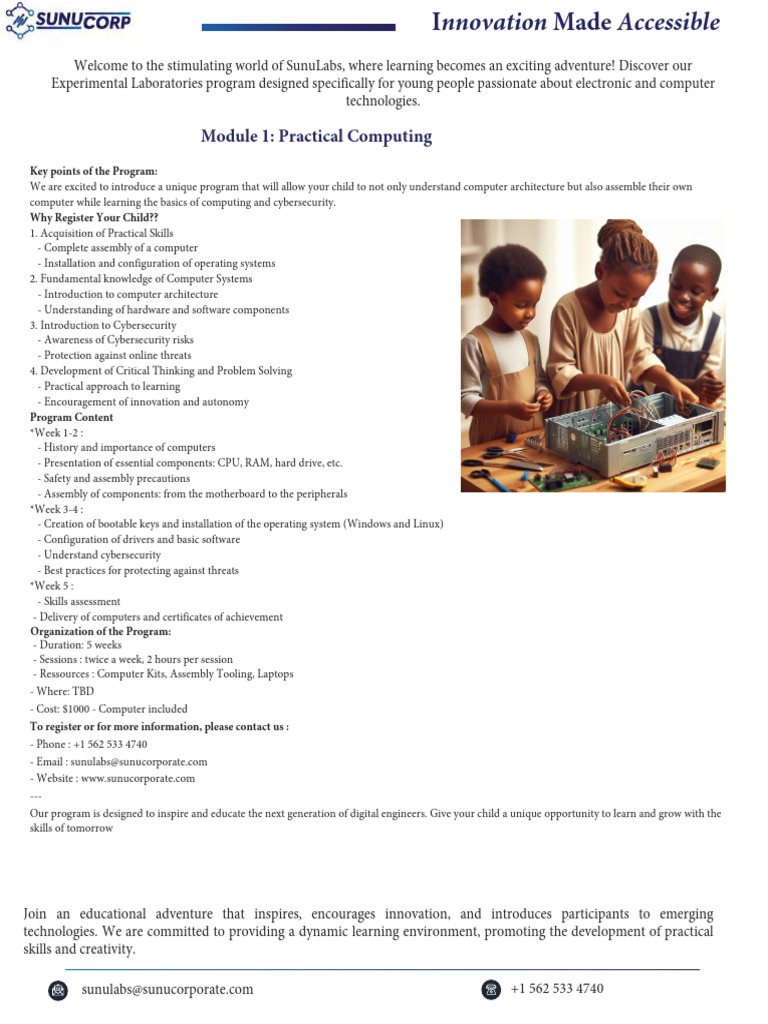 SunuLabs-Module1-Practical-Computing-2024 (1) | Download Free PDF | Computer Security | Security
