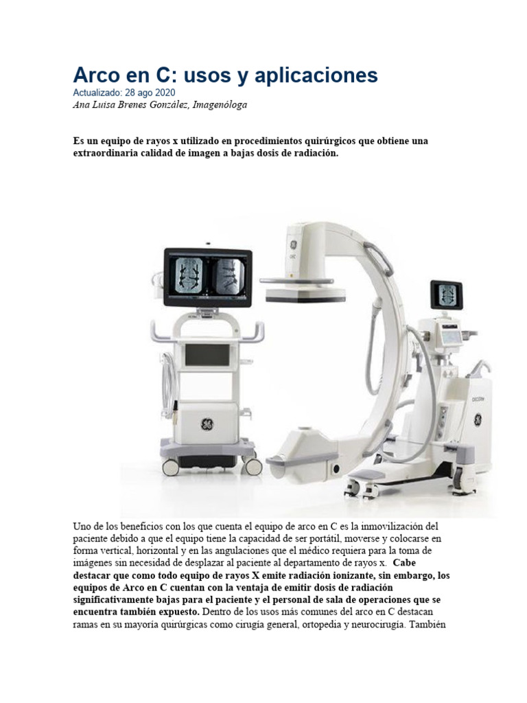 Arco en C | PDF | Bilis | Radiología