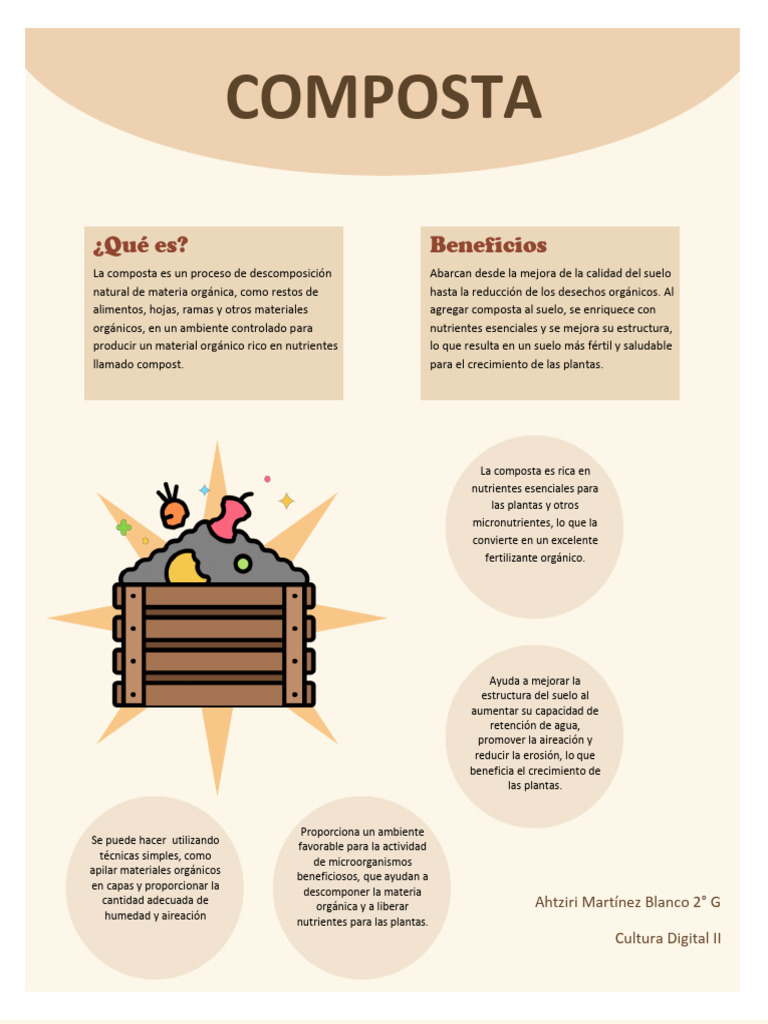 Beneficios y materiales de la composta | PDF | Compost | Suelo