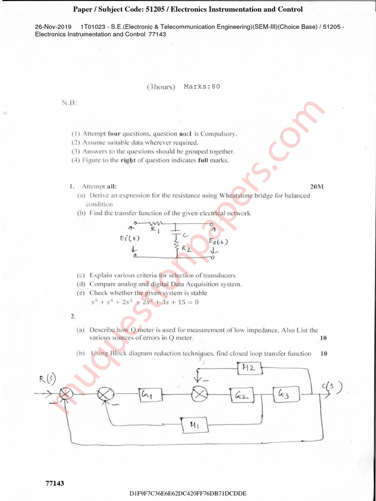 Se-Extc Sem3 Eic-Cbcgs Dec19 | PDF
