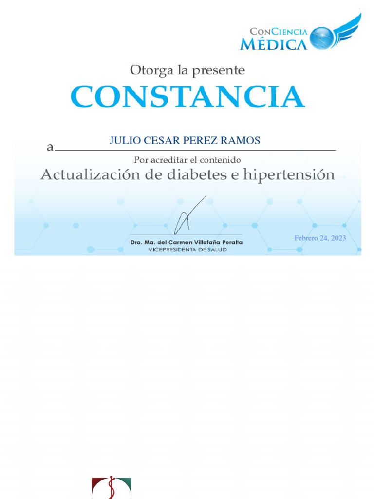 Constancia DMHAS | PDF