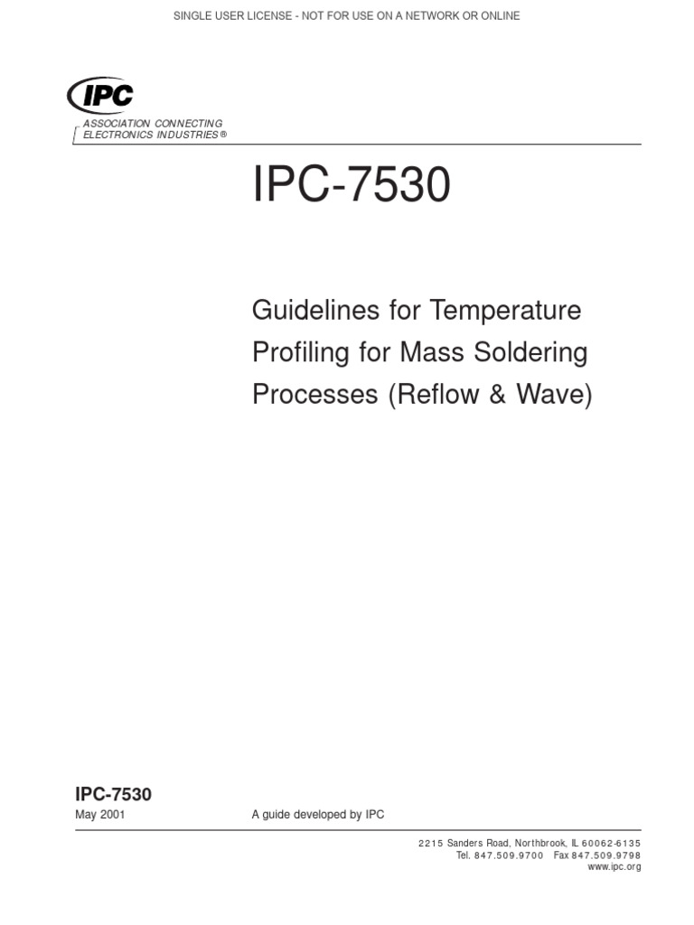 IPC-7530(L) PERFIL TIEMPO TEMPERATURA | Download Free PDF | Soldering | Printed Circuit Board