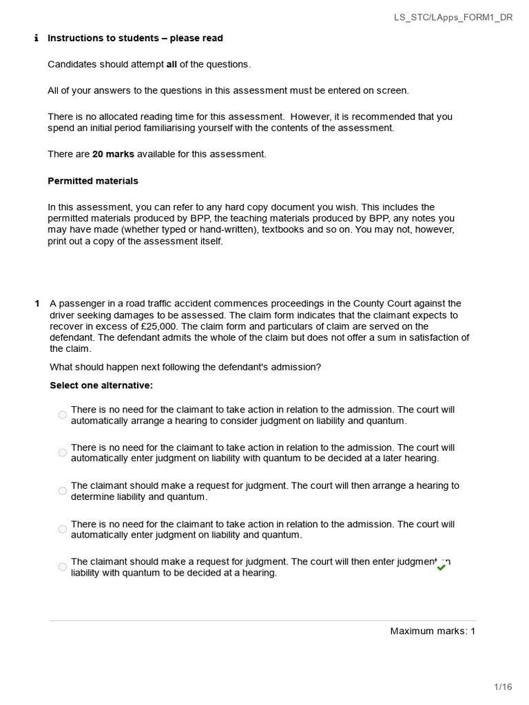 Formative Assessment Question Set 1 (With Answers) | PDF | Discovery ...