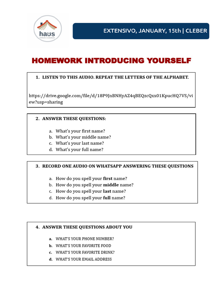 HOMEWORK | PDF